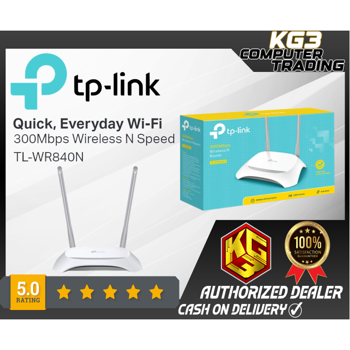 TP Link TL-WR840N | 300Mbps Wireless N Speed | Wireless N Router (TL ...