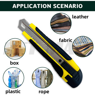 18MM Utility Cutter Knives Blade Retractable Utility Knife Purpose ...