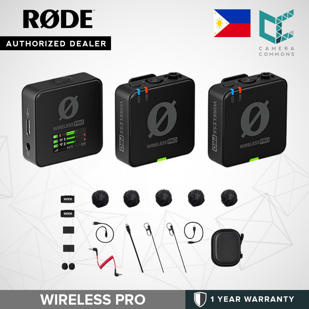 Rode Wireless PRO 2-Person Clip-On Wireless Microphone System Recorder ...
