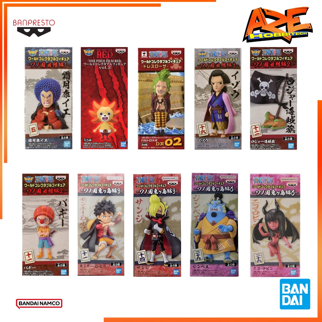 Banpresto WCF One Piece Anime Figure Collections Bandai | Shopee ...