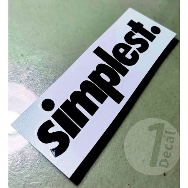 simplest decal sticker | Shopee Philippines