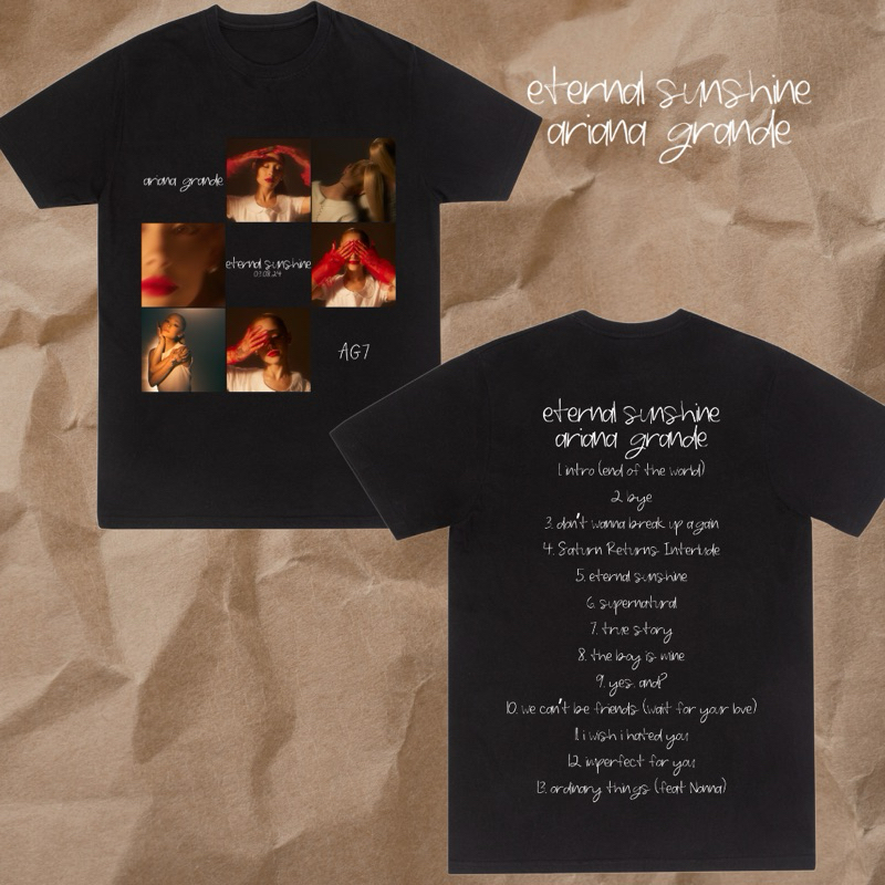 eternal sunshine ariana grande merch T-Shirt | Shopee Philippines