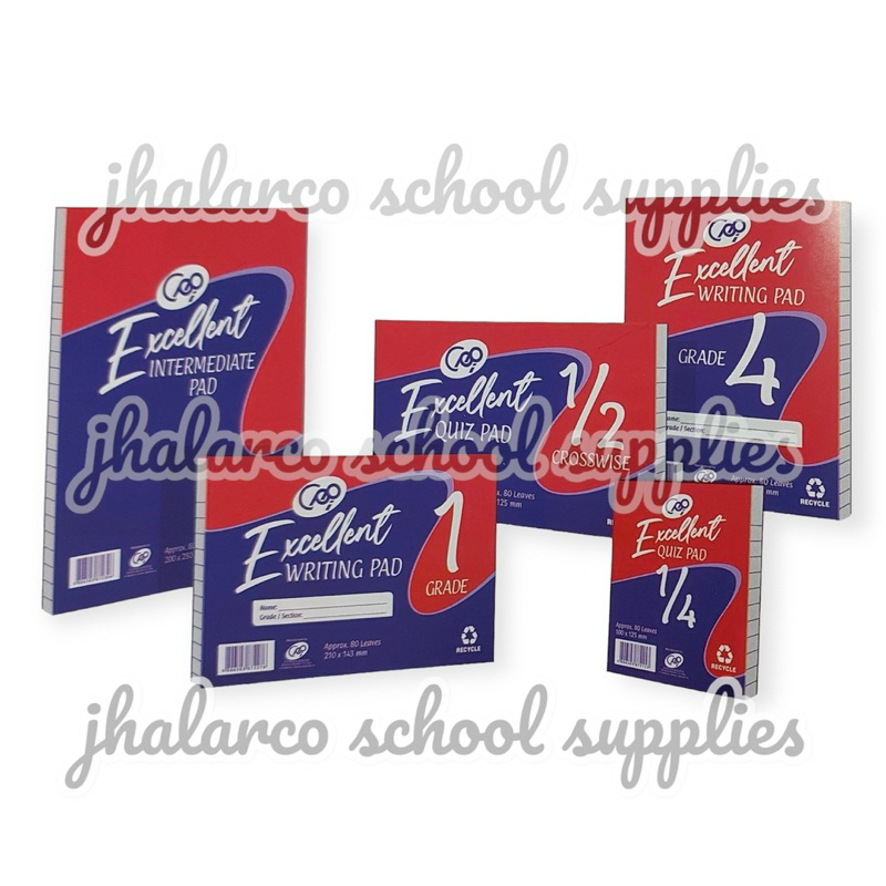 Grade 1-2-3-4 Pad Paper (Excellent) | Shopee Philippines
