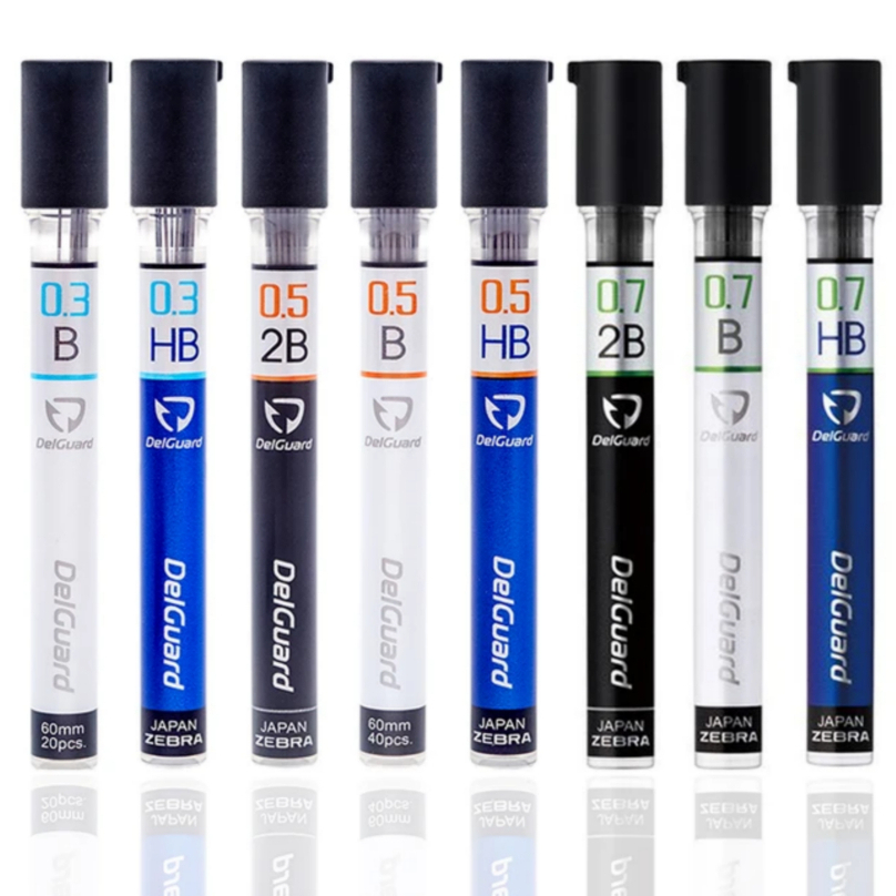 ZEBRA DELGUARD LEAD REFILL 0.3/0.5/0.7MM (P-LD) | Shopee Philippines