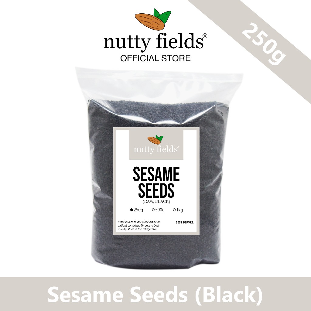 Black Sesame Seeds (250g - 1kg) by Nutty Fields | Shopee Philippines