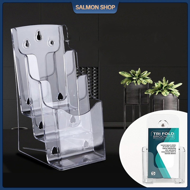 1/2/3Layer Acrylic Brochure Holder A6 Size Literature Holder ...
