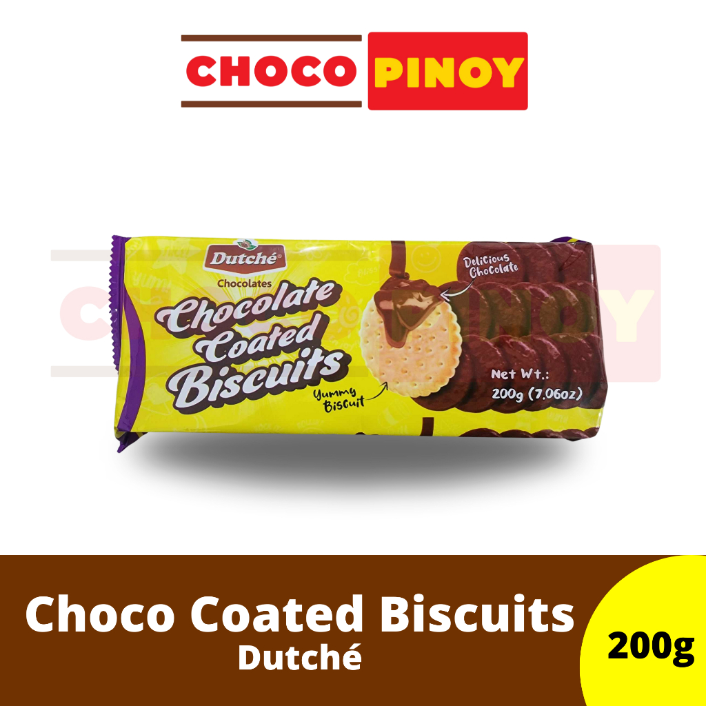 Dutché Chocolates Choco Coated Biscuits Medium 200g | Shopee Philippines