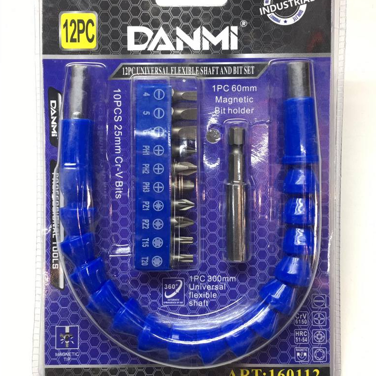 DANMI 12PC UNIVERSAL FLEXIBLE SHAFT AND BIT SET | Shopee Philippines