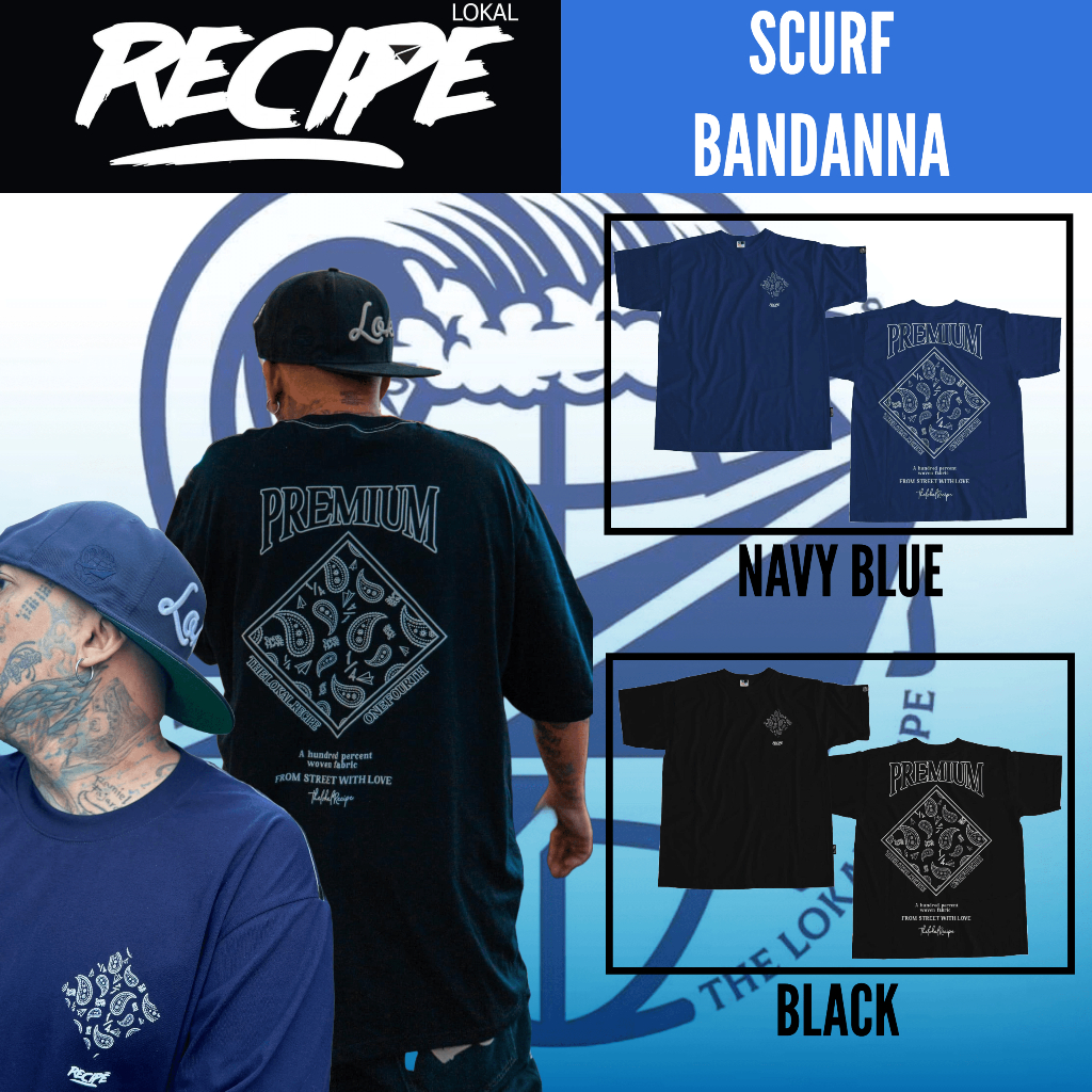 The Lokal Recipe Scurf Bandana Shirt | Shopee Philippines