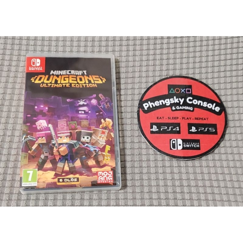 Minecraft Dungeons ultimate edition (Nintendo switch game) [physical ...