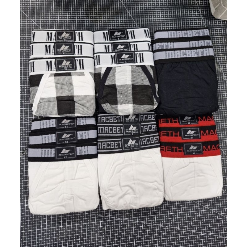 Original MacBeth Men's Brief / Underwear 3 in 1 pack Random Design ...