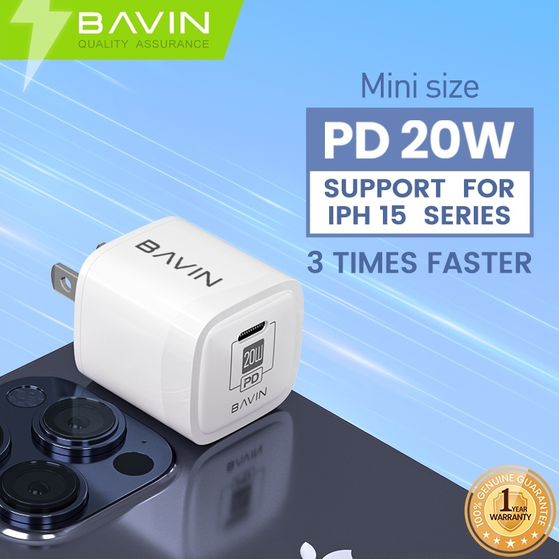 Original BAVIN PC251 20W Pd Fast Charger 20 Watts Fast Charge Suitable ...