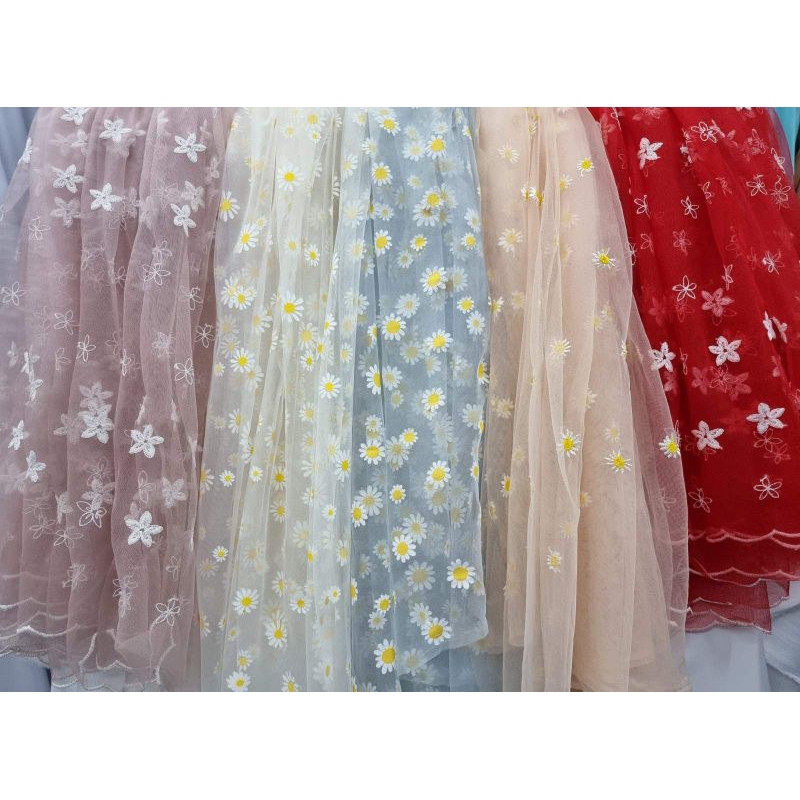 PRINTED TULLE FABRICS 60 INCHES WIDTH | Shopee Philippines