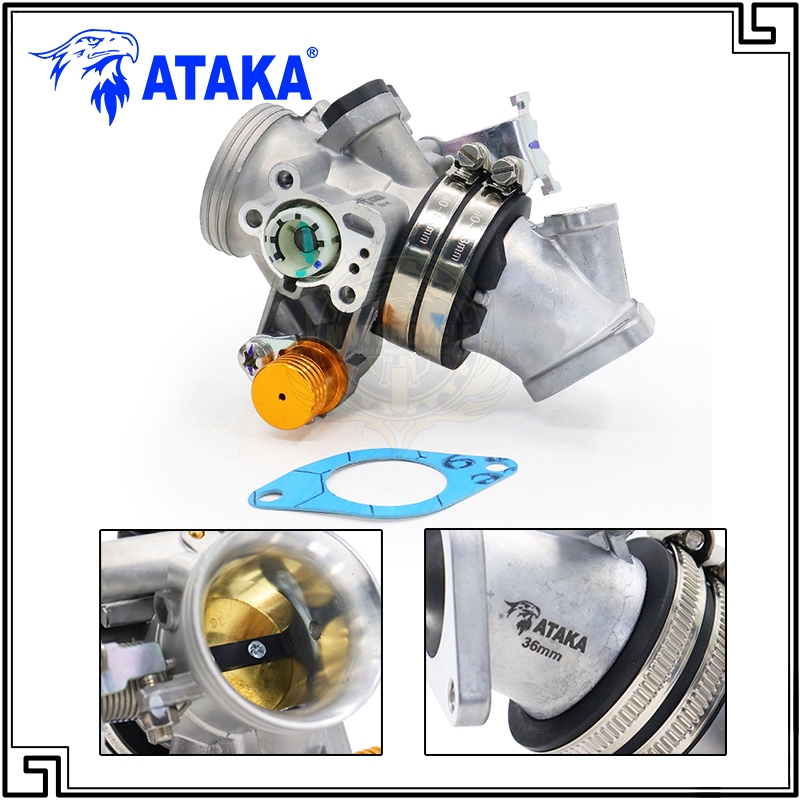 ATAKA Throttle Body Racing Dual Injector SNIPER 150 32/34/36/38/40MM ...