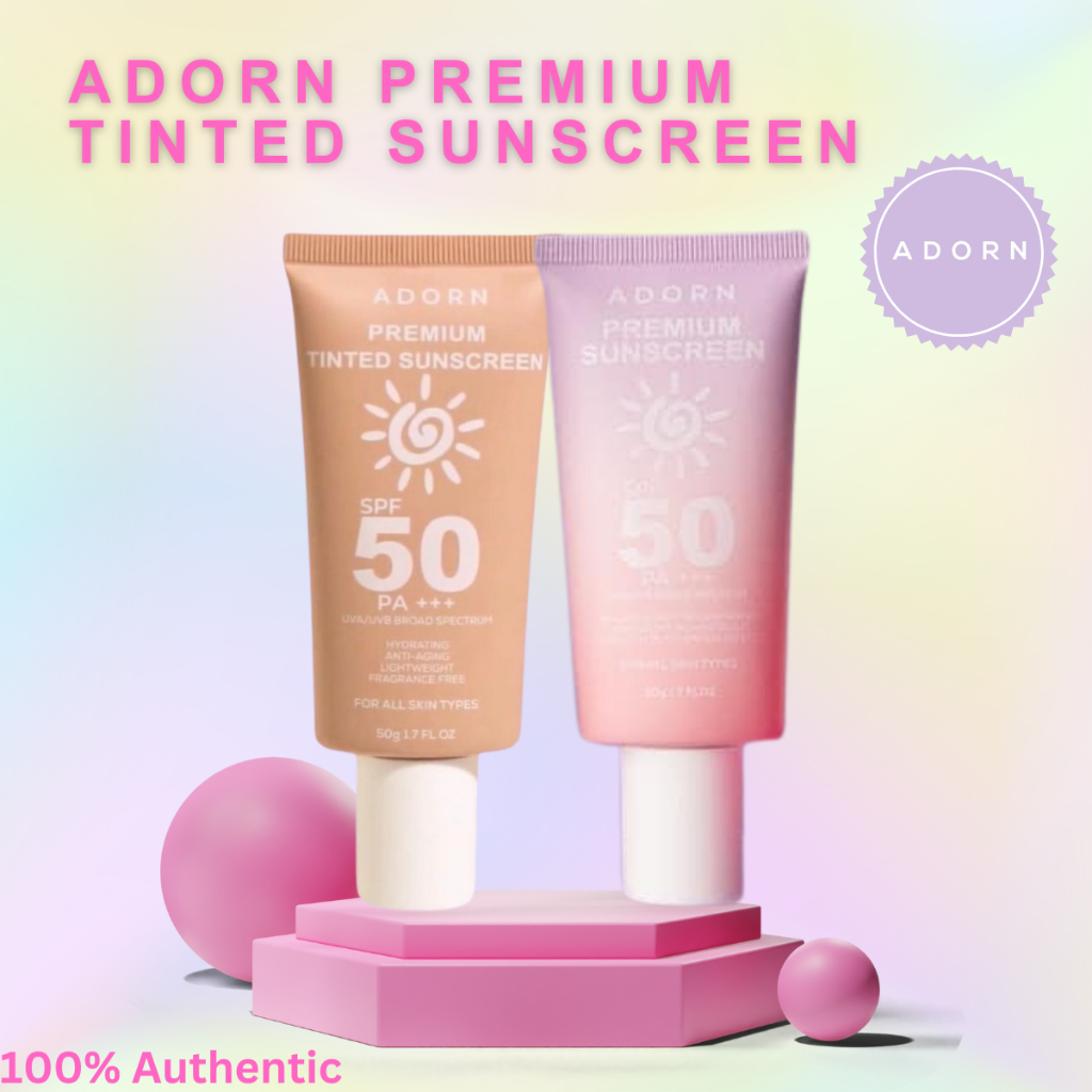 Calmglow Sun Protector with SPF 45 UVA/UVB Protection | Adorn Tinted ...