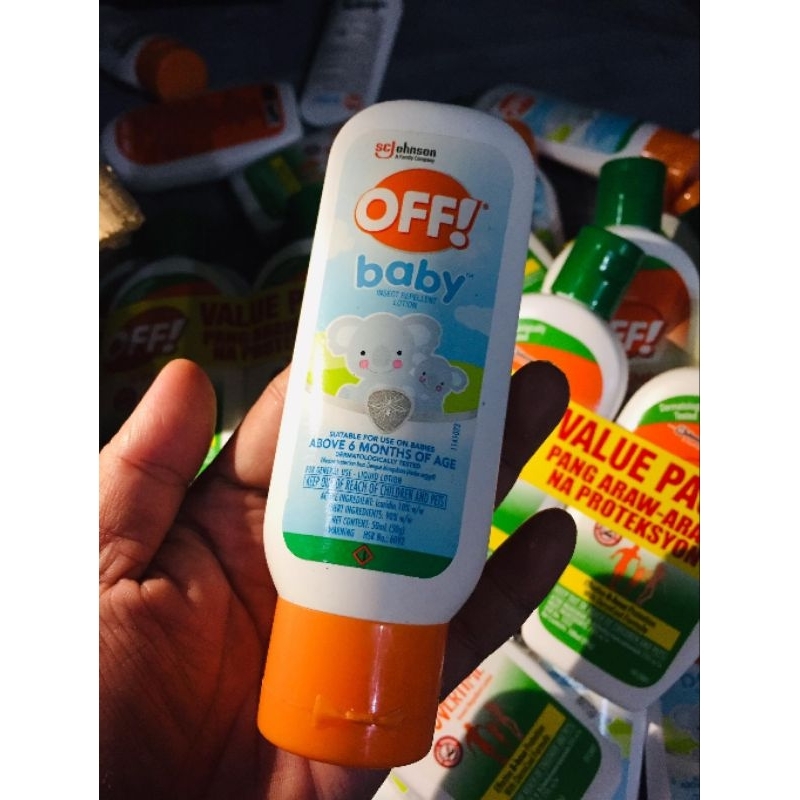 OFF BABY insect repellent lotion 50ML | Shopee Philippines