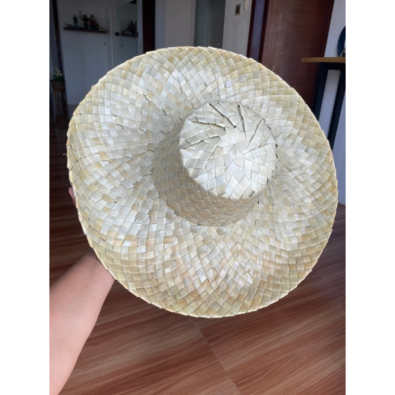 Filipino Native Buri Farmers Hat 18" | Shopee Philippines