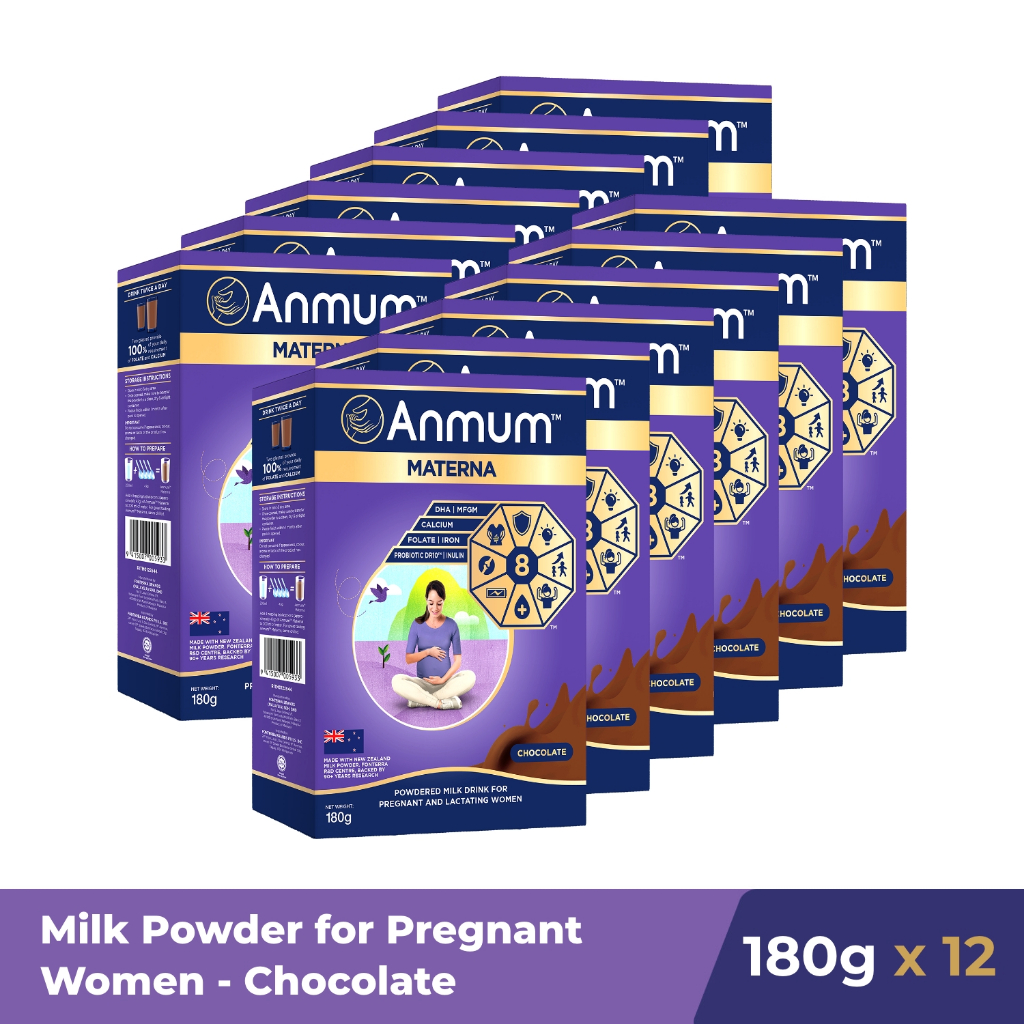 Anmum Materna Pregnancy Milk Powder Chocolate 180G x12 | Shopee Philippines