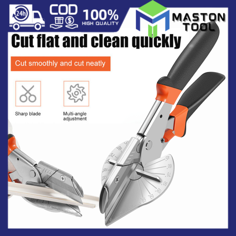 Miter Shears Adjustable 45-135° Sharp Trunking Shears Wood Plastic ...