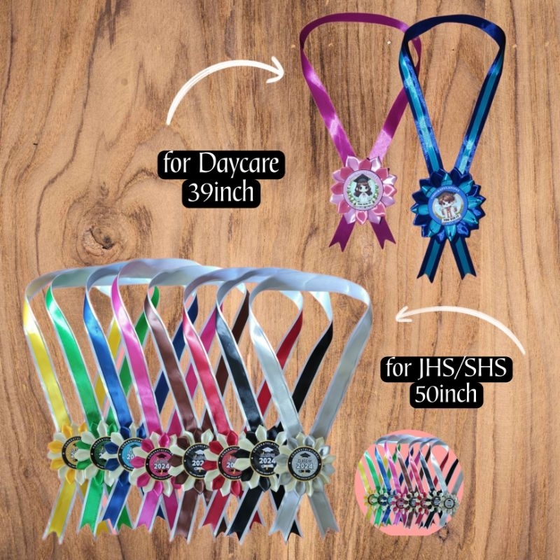 GRADUATION GARLAND MADE WITH SATIN RIBBON FOR GRADUATES AND COMPLETERS ...