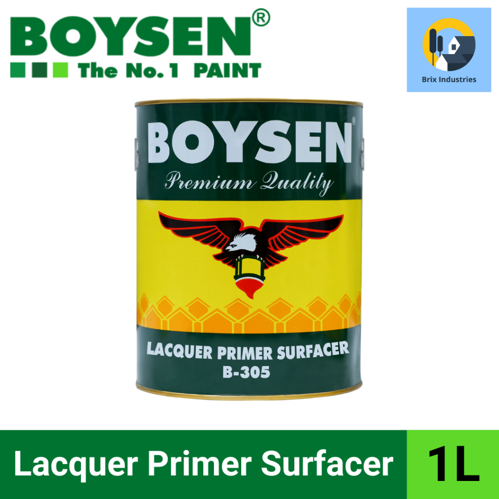 Boysen Lacquer Primer Surfacer B-305 Liter Brix Industries Manila | Shopee Philippines