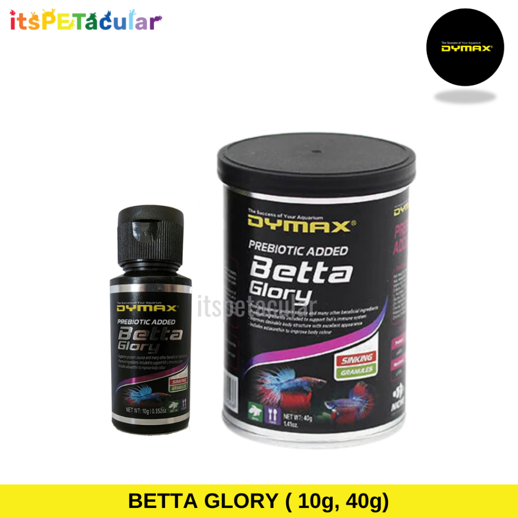 Dymax Betta Glory Sinking Granules Fighting Fish Food 10g or 40g | Shopee Philippines