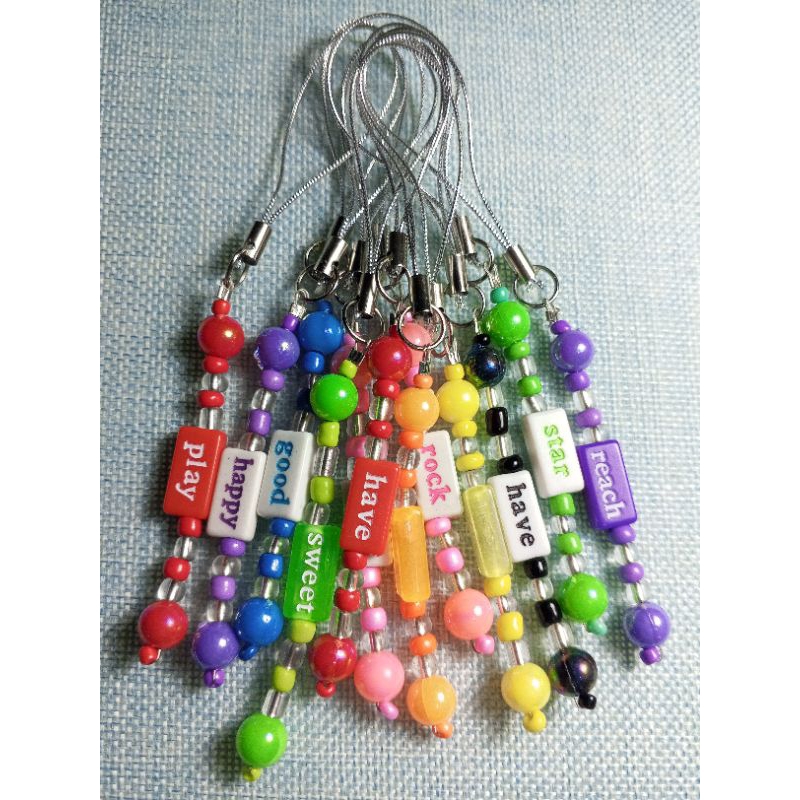 Word Charm Keychains (Assorted Only) | Shopee Philippines