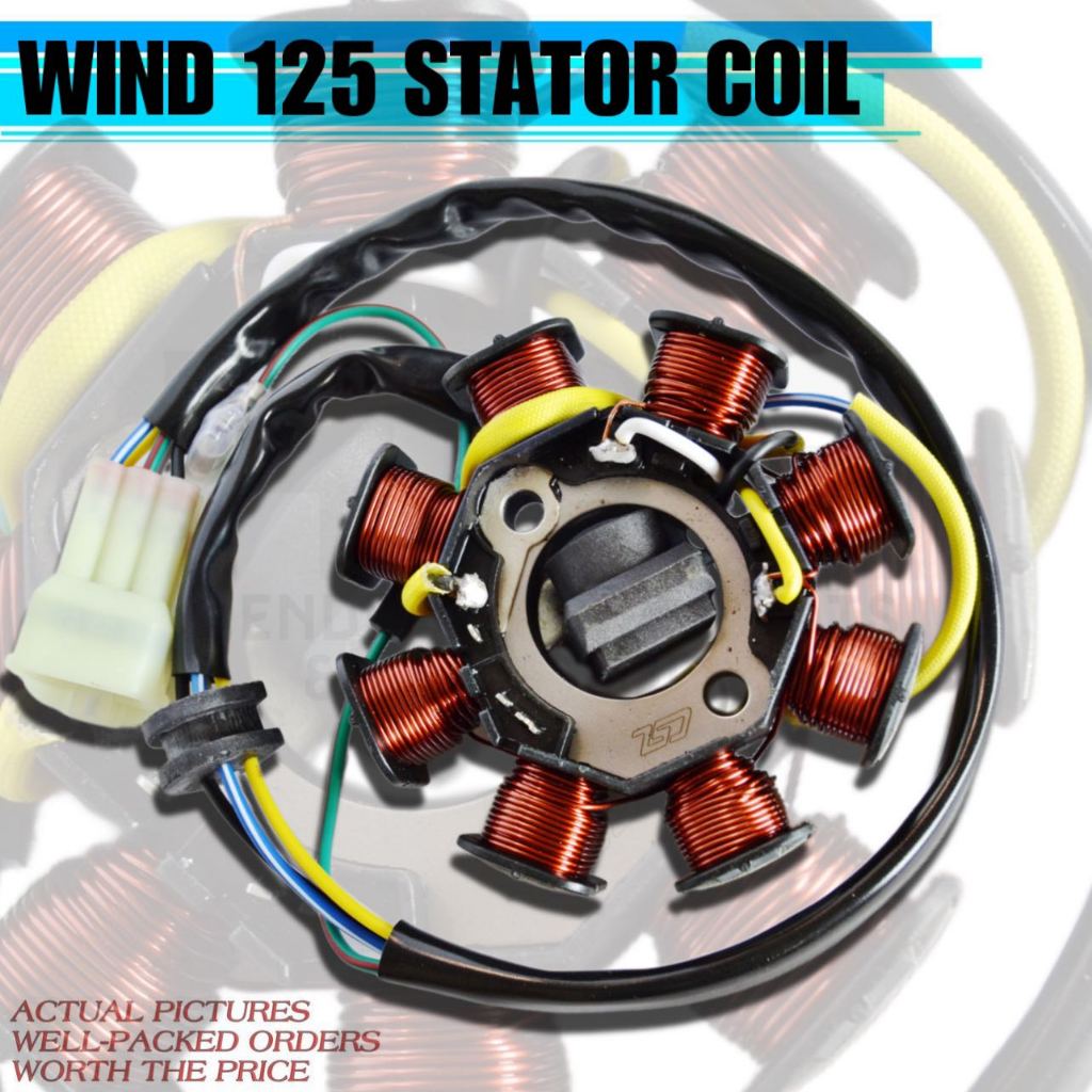 HDR STATOR COIL FOR KAWASAKI BAJAJ WIND125 / WIND 125 MOTORCYCLE ...