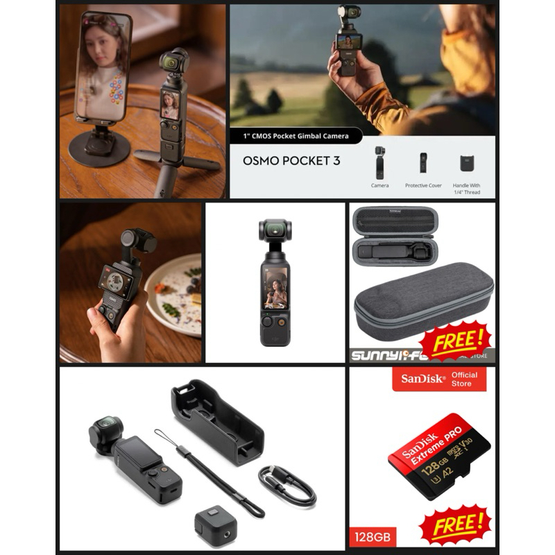 ON HAND Brand New Orig DJI Osmo Pocket 3 Standard with FREE 128gb ...