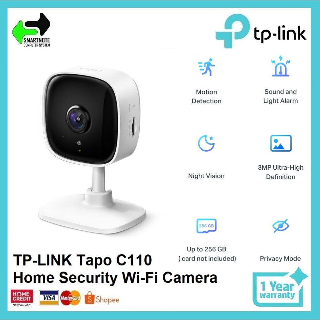 TP-LINK Tapo C110 Home Security Wi-Fi Camera | Shopee Philippines