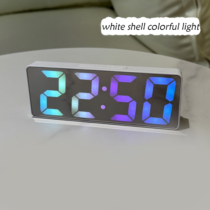Luminous Alarm Clock LED Multifunction Digital Simplism Style USB ...