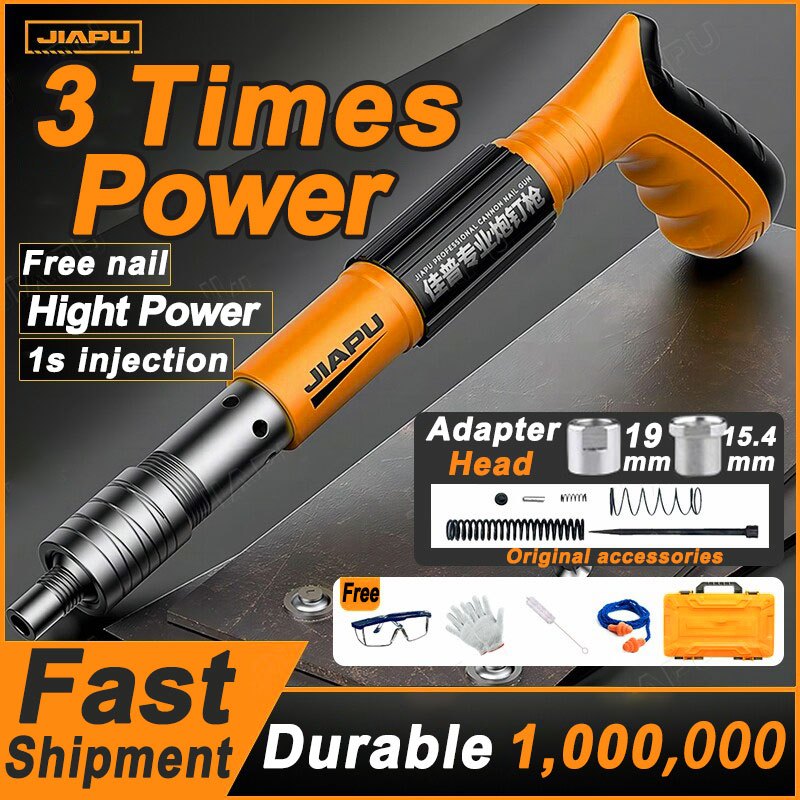【Super Power】Nail Gun Heavy Duty Penetrate the concrete at once Manual ...