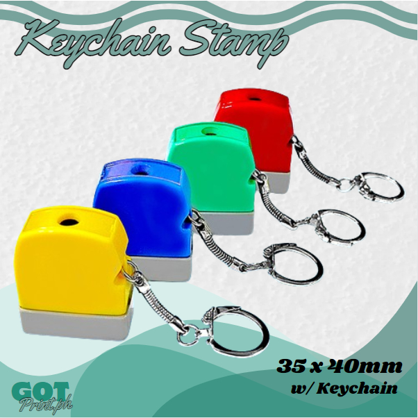 Self Inking Keychain Stamp (Printable) | Shopee Philippines