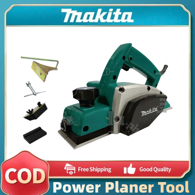 Makita 600W Power Planer Tool Electric Wood Planer Power Tool plainer Working 82mm katam ...