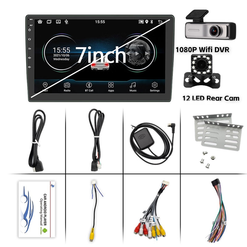 GEARELEC Android Car Stereo With Bluetooth/GPS/FM Car Touch Screen ...
