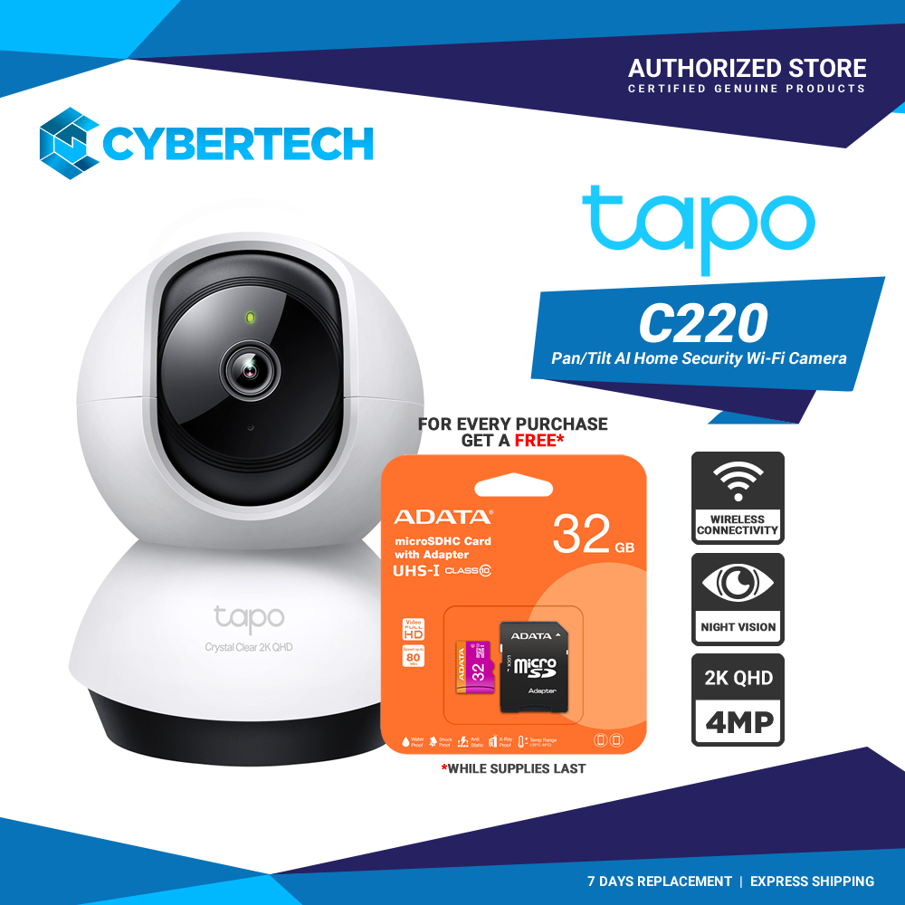 Tp-Link Tapo C220 Pan/Tilt AI Home Security Wi-Fi Camera | Shopee Philippines
