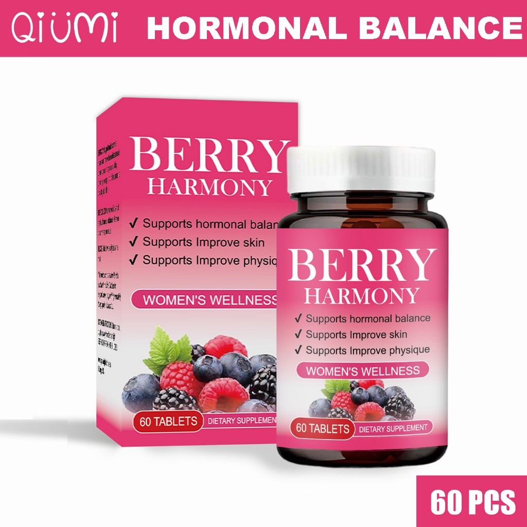 QIUMI Berry Harmony Supplement Hormonal Balance Tablet Glow Skin ...