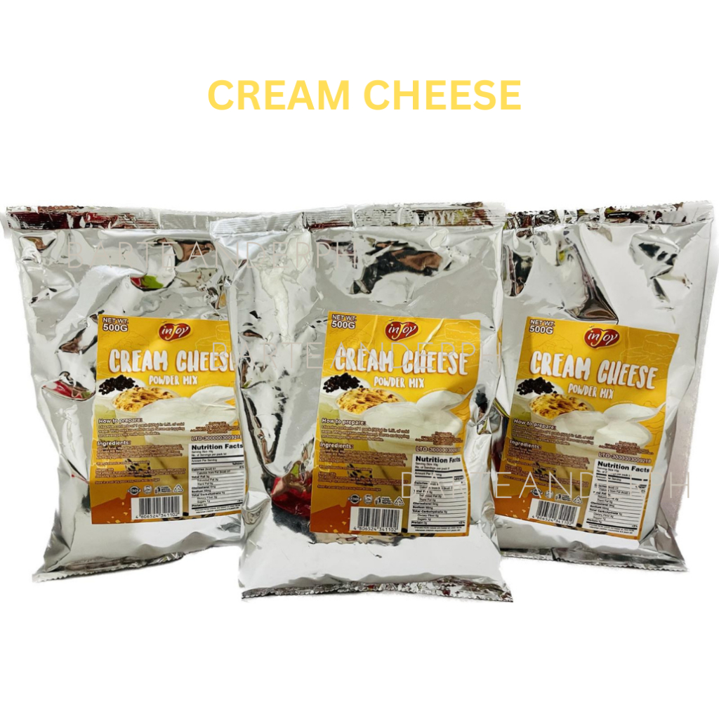 INJOY CREAM CHEESE POWDER MIX TOPPINGS 500g | Shopee Philippines
