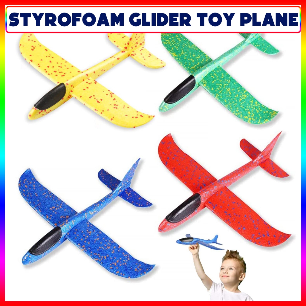 Foam Throwing Glider Airplane Inertia Aircraft Toy Hand Airplane Model ...