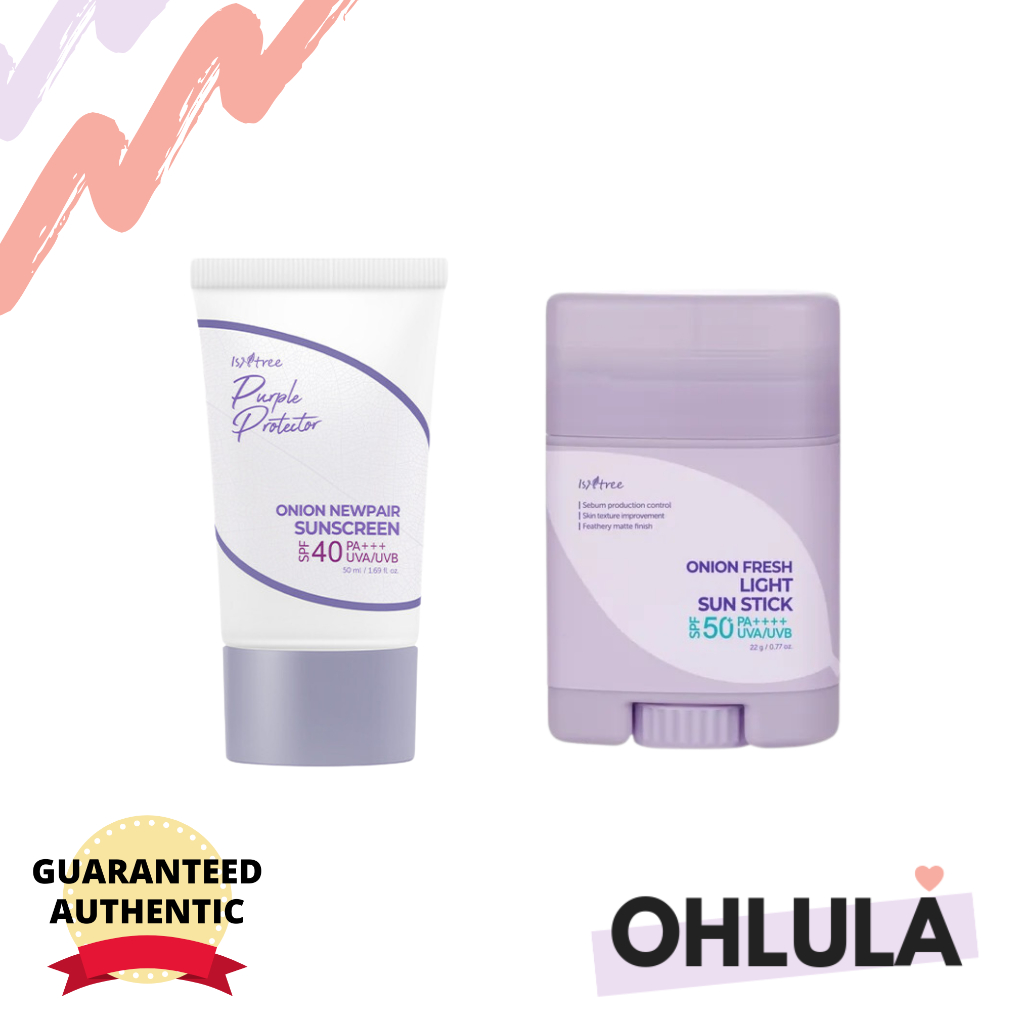 Isntree Onion Newpair Sunscreen / Isntree Onion Fresh Light Sun Stick ...