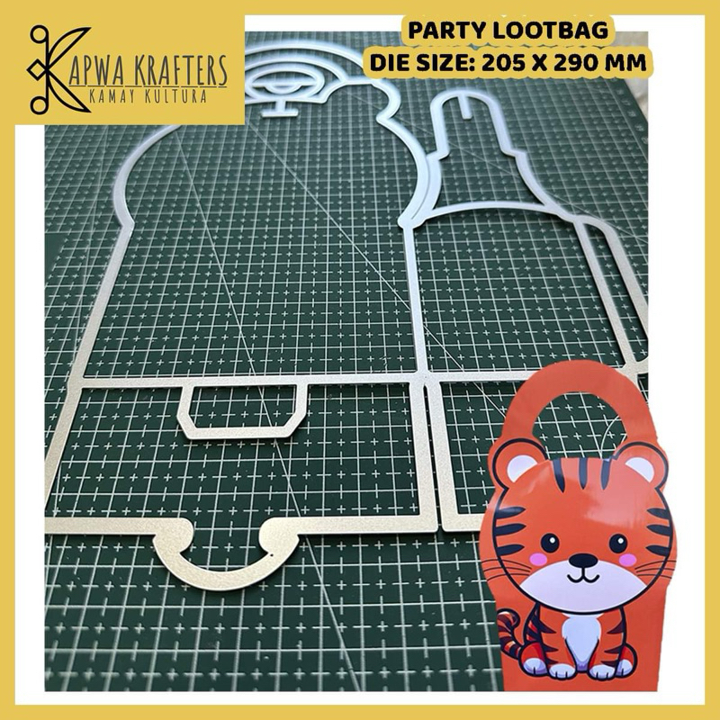 KAPWA KRAFTERS KK01 Metal Die Cutter for Lootbag Cutting Dies Box Paper ...