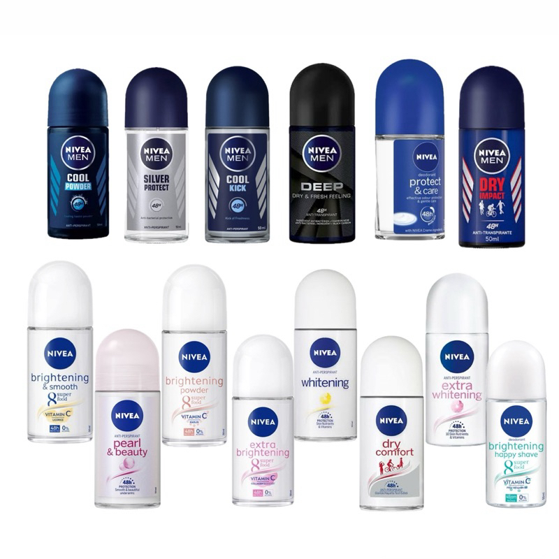 SSU 1PC ONLY NIVEA DEODORANT ROLL ON 50ml or 25ml | Shopee Philippines
