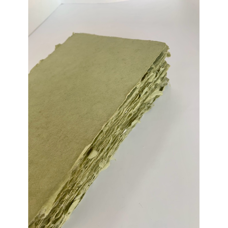 Abaca Handmade Paper in Olive Green | Shopee Philippines