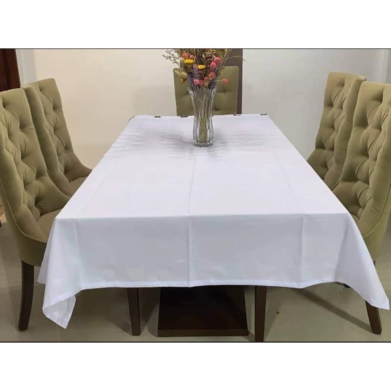 Lexus Plain Geena Table Cloth 4 6 8 Seater | Shopee Philippines