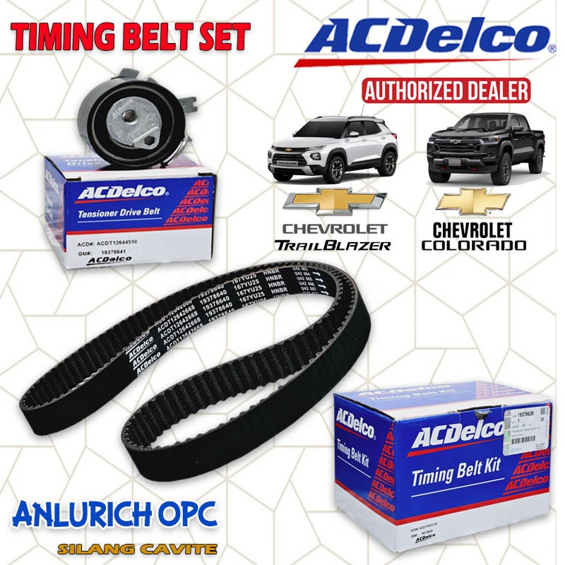 ACDELCO TIMING BELT SET FOR CHVROLET TRAILBLAZER & COLORADO 2014-UP ...