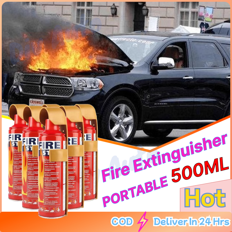 Portable Fire Extinguishers for car House 500ml Mini Foam Fire ...