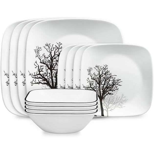 NEW and ORIGINAL - Corelle® Studio Timber Shadows Dinnerware Set 12pc ...