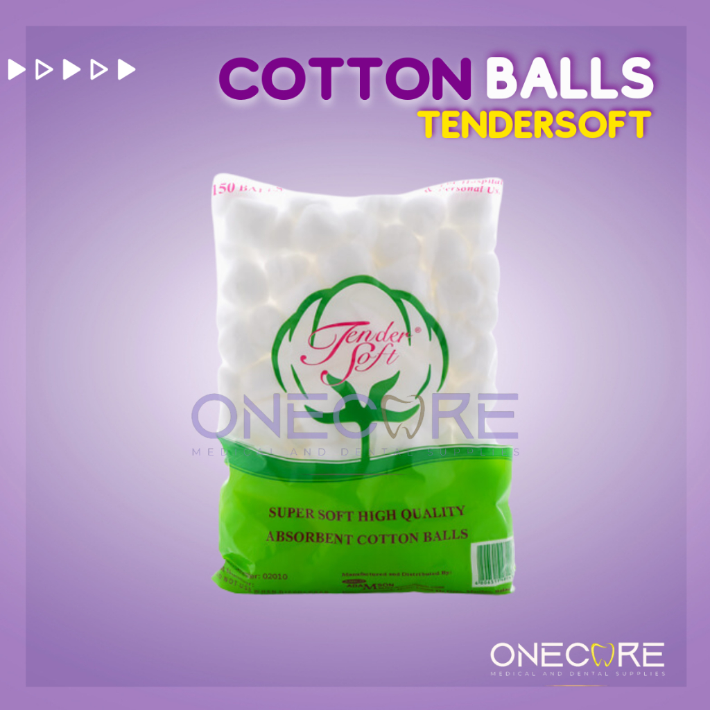 Tendersoft Cotton Balls (50’s,150's and 300's) | Shopee Philippines