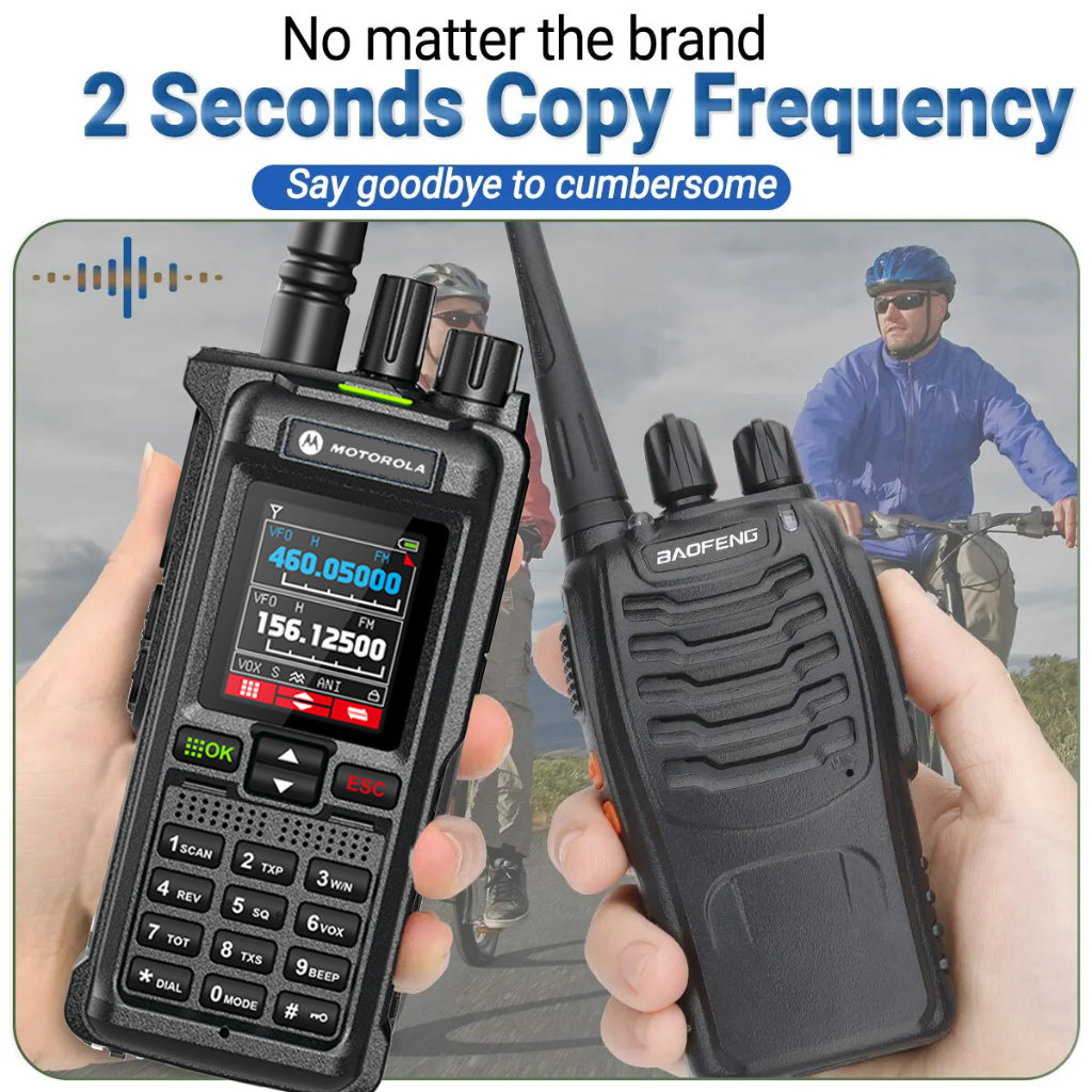 Motorola Walkie Talkie Long Range 50KM GT12 20W 6800Mah IP67 199 ...