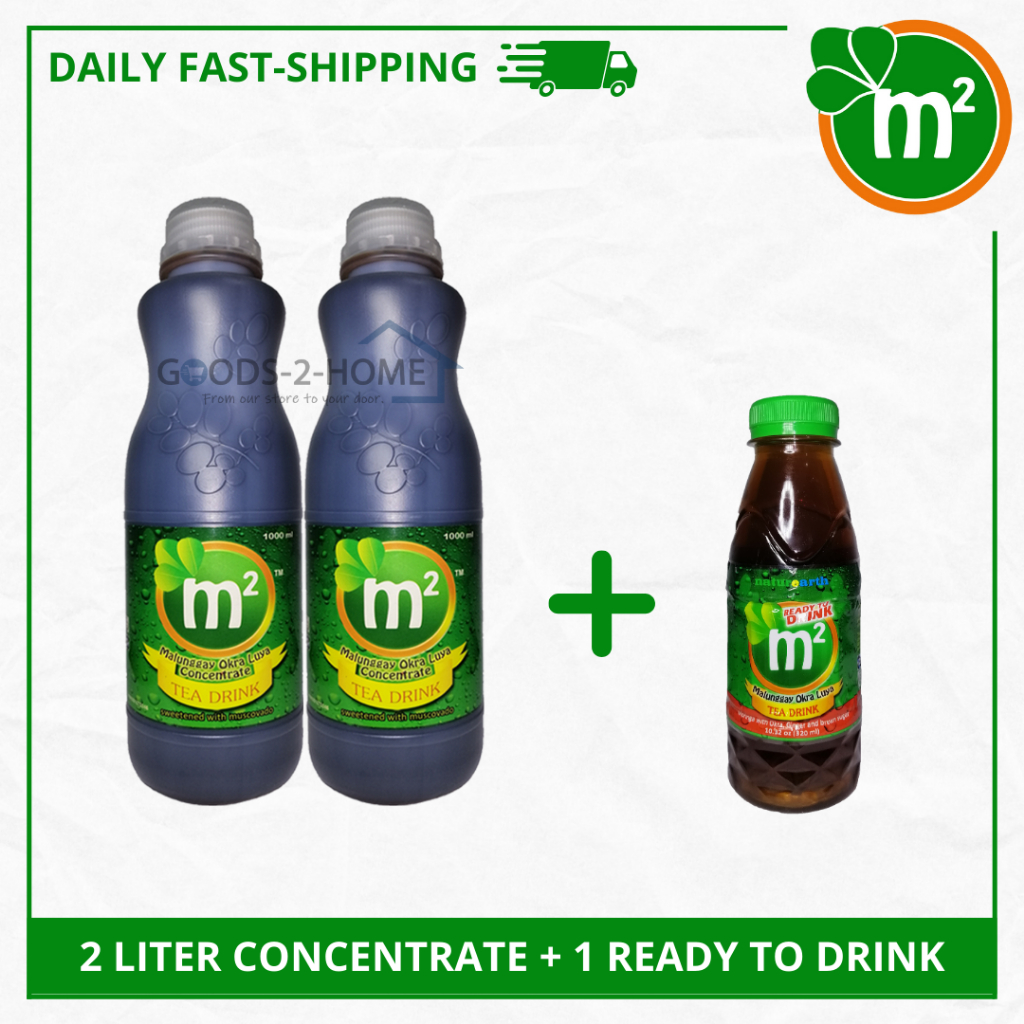 M2 NEW STOCKS [Expiry: JAN 2026] M2 Malunggay Tea Drink BUNDLE PROMO 2L ...